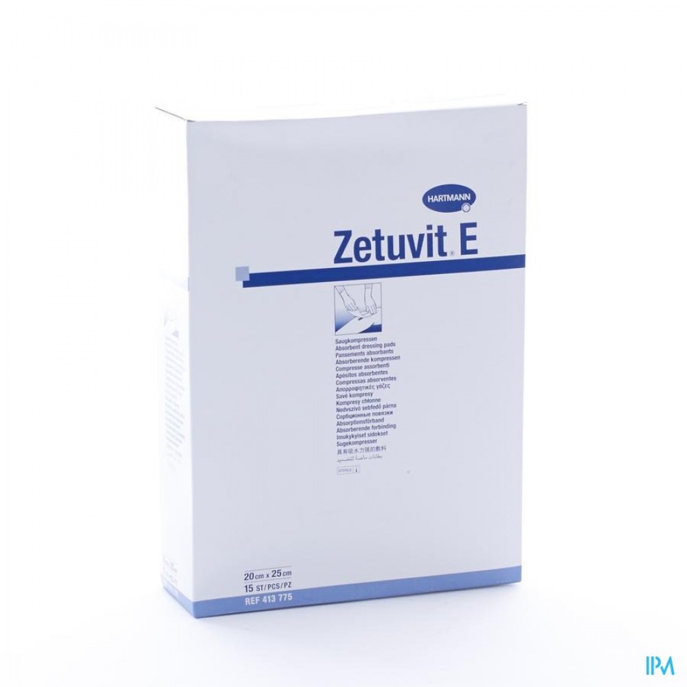 Zetuvit E 20x25cm St. 15 P/s | Apotheek Bouckaert