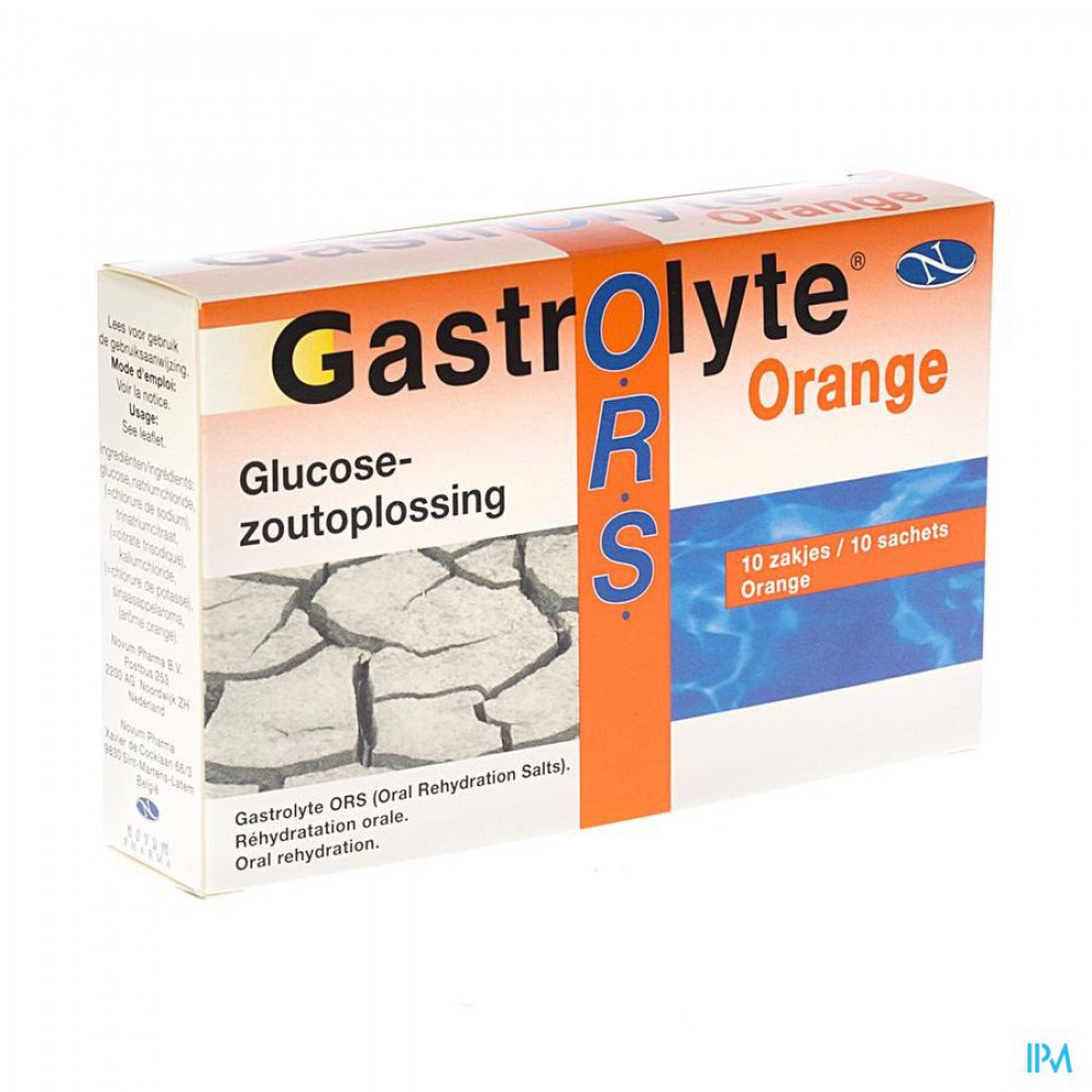 GASTROLYTE ORS ORANGE | Apotheek Bouckaert