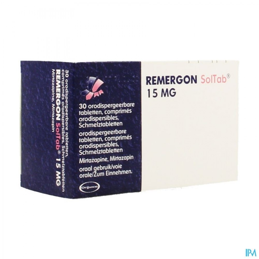 Remergon Sol Tabl 15mg Comp 30 X 15mg | Apotheek Bouckaert