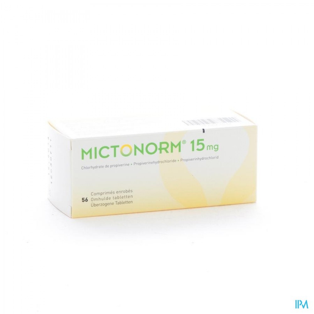 Mictonorm 15mg Omhulde Tabl 56 | Apotheek Bouckaert