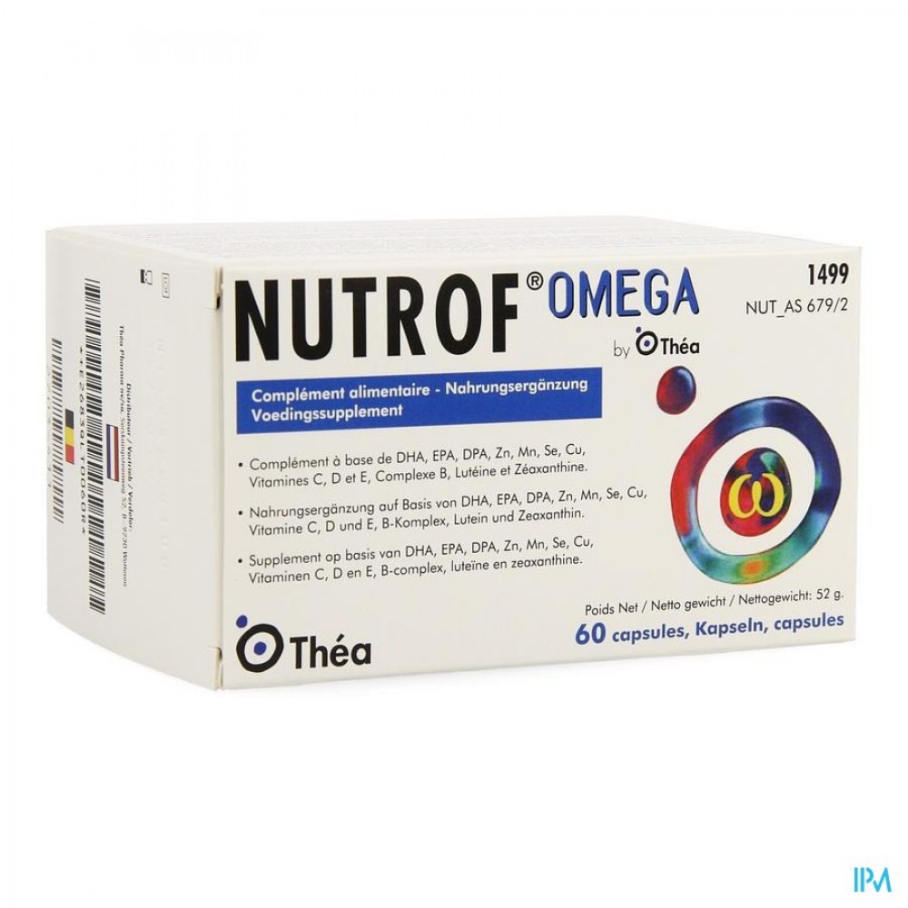 Nutrof Omega Voedingsuppl.ogen Caps 60 | Apotheek Bouckaert