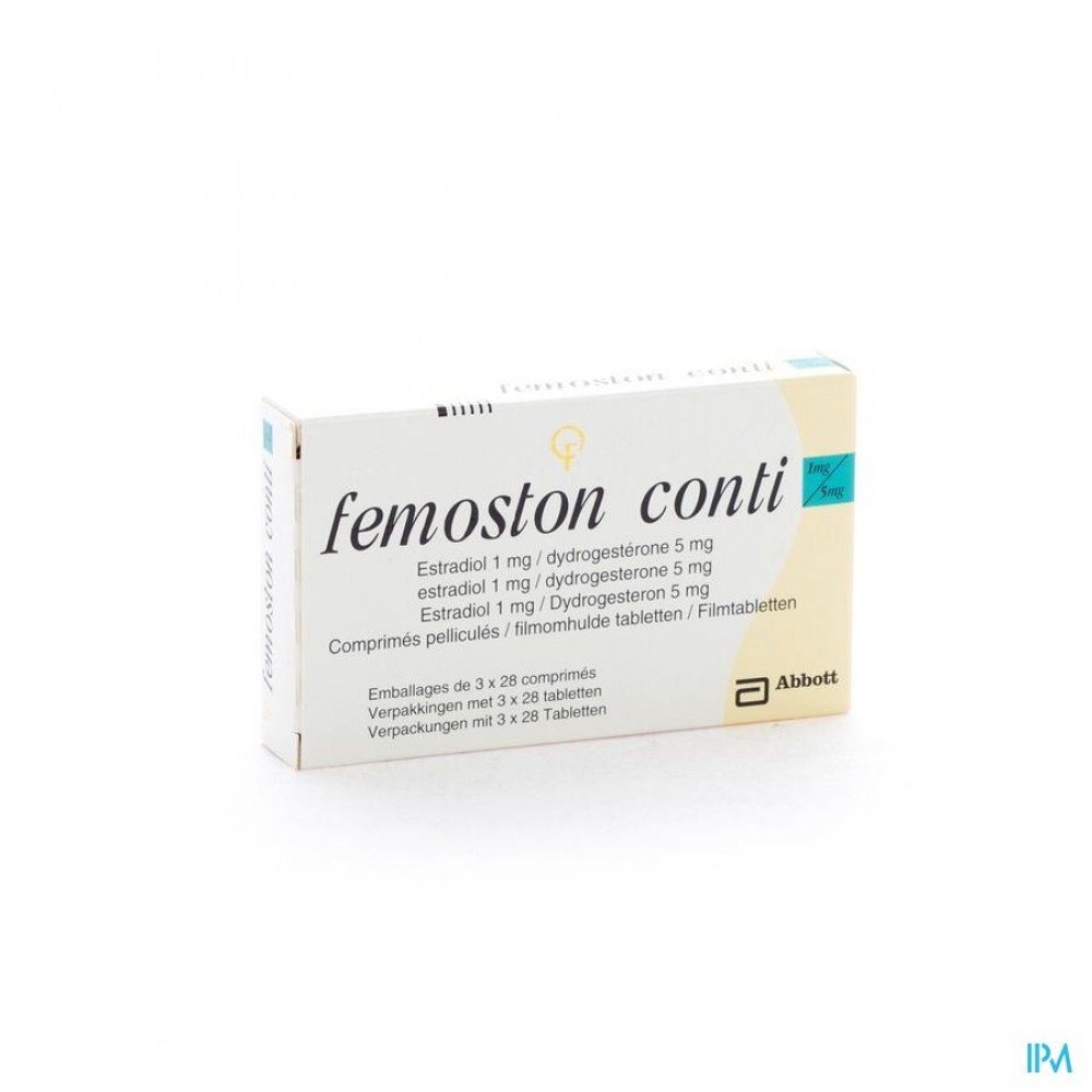 Femoston Conti 3 X 28 Tabl | Apotheek Bouckaert