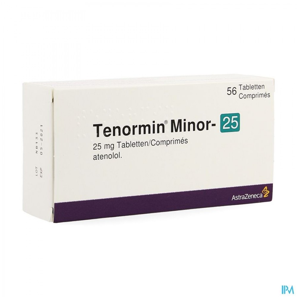 Tenormin Minor 25 Tabl 56x25mg | Apotheek Bouckaert