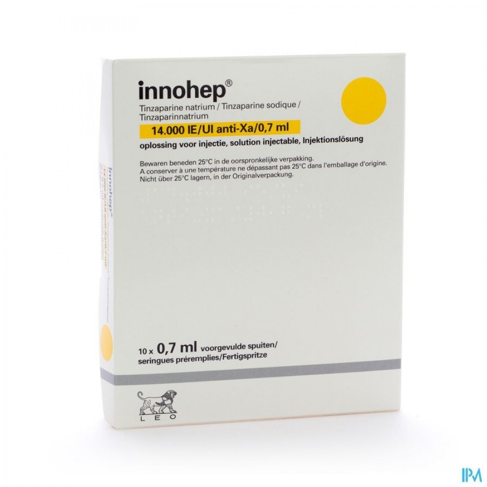 Innohep Ser Sc 10 X 14000 Iu 0,70ml | Apotheek Bouckaert