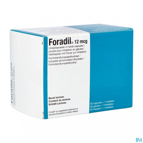 Foradil Caps 60 X 12 Mcg | Apotheek Bouckaert